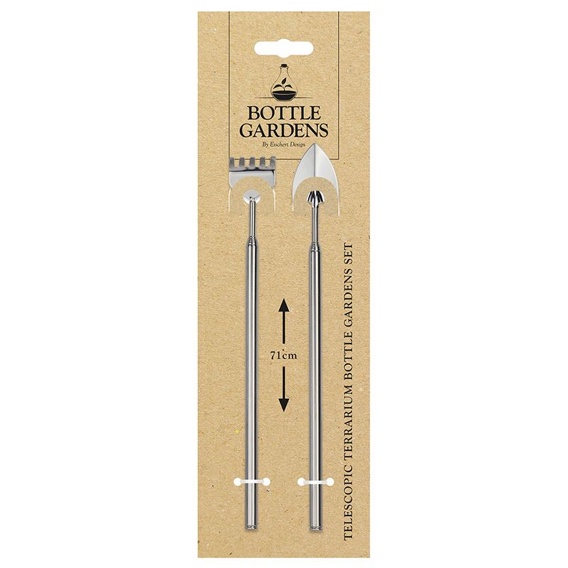 Terrarium Stainless Steel Tool Set - Telescopic Rake and Shovel – The ...
